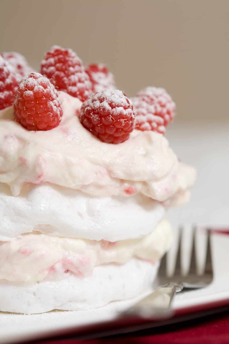 Raspberry meringue from the microwave - Simone's Kitchen