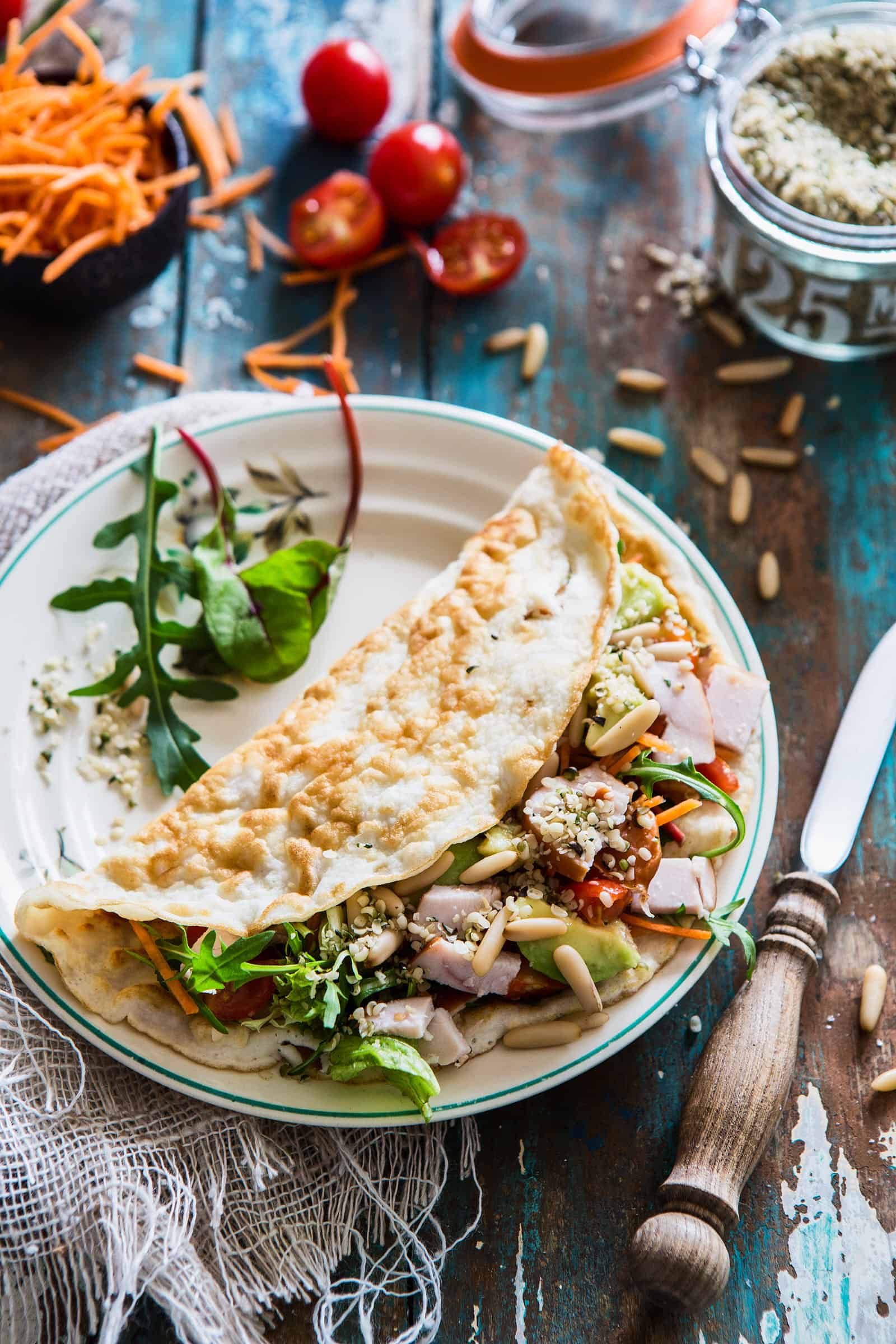 Coconut flour tortilla wraps - Simone's Kitchen