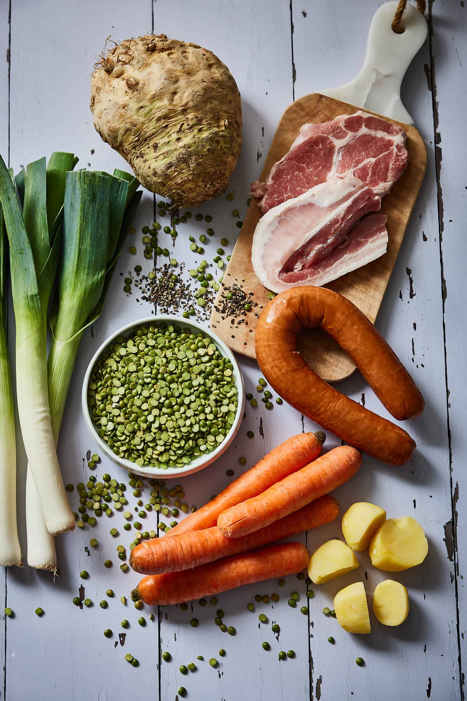 Dutch pea soup (erwtensoep) - Simone's Kitchen