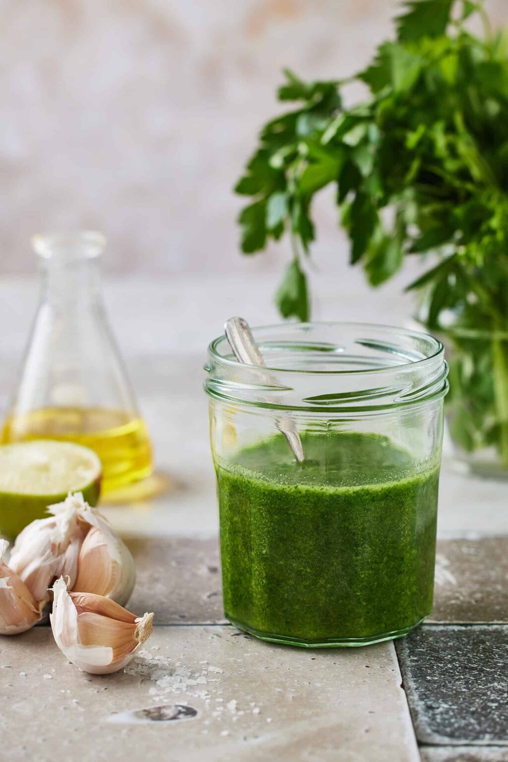 Easy recipe for making parsley oil - Simone's Kitchen