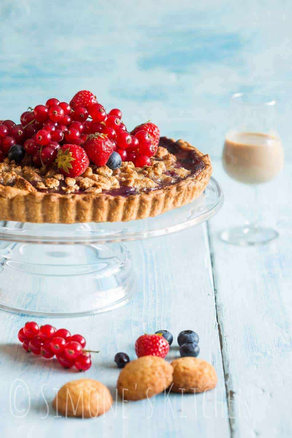 Easy fruit pie recipe with Baileys Irish cream - Simone's Kitchen