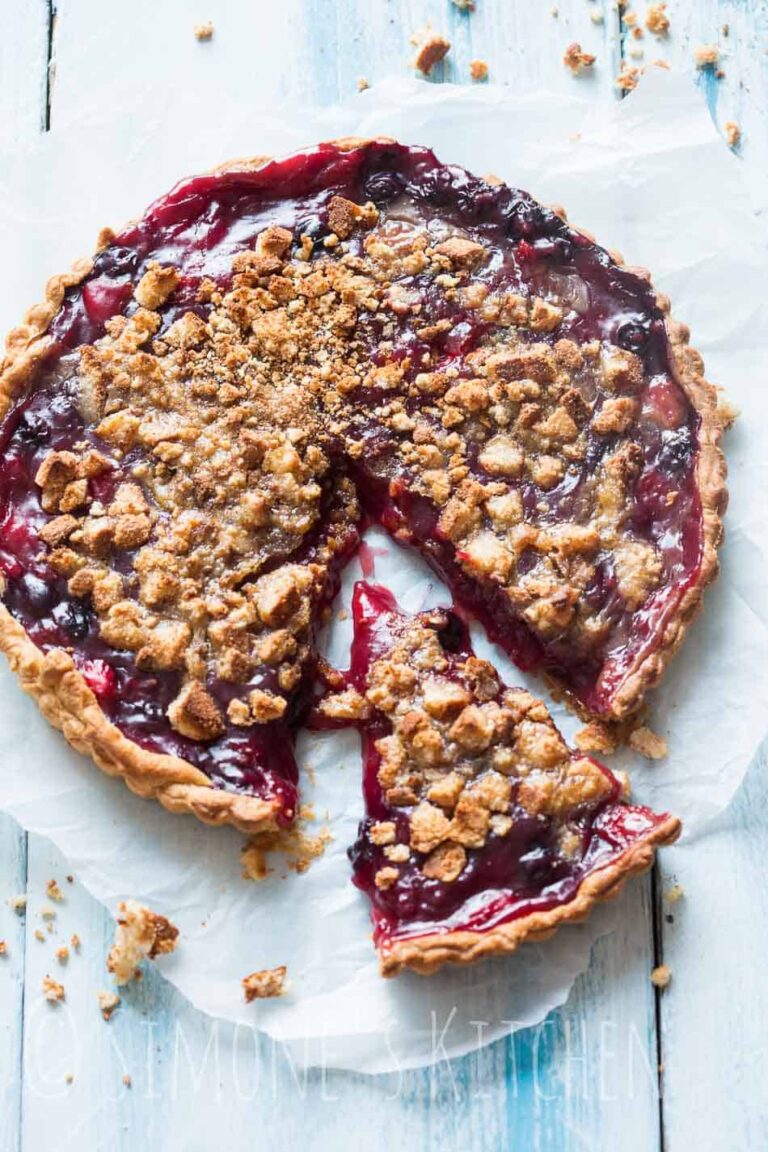 Easy fruit pie recipe with Baileys Irish cream - Simone's Kitchen