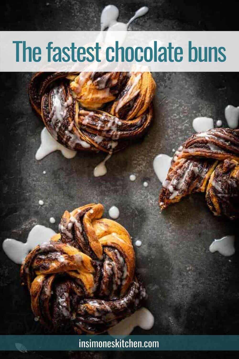 The quickest chocolate buns you can make! | Simone's Kitchen