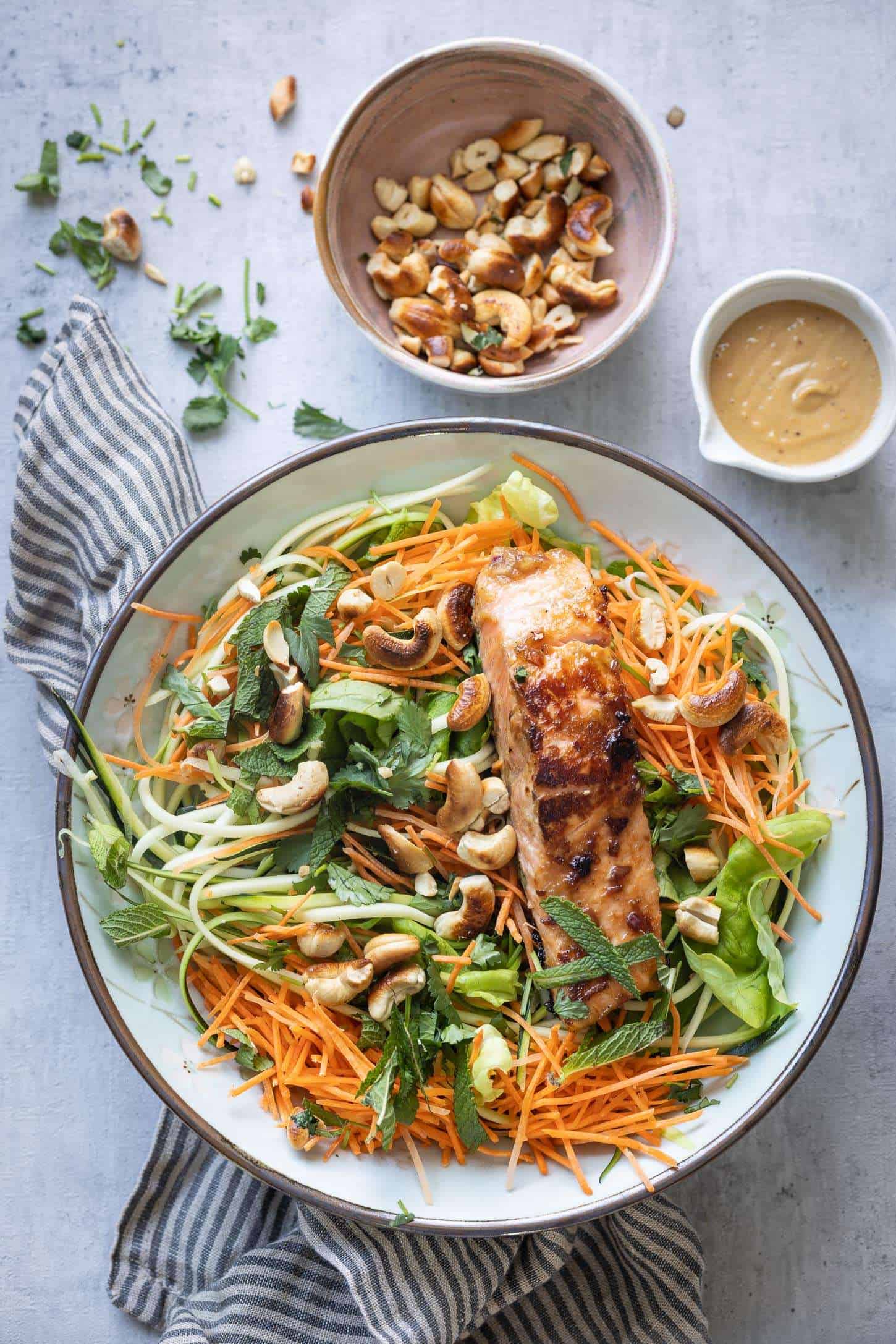 Asian Style Salad Ready Meals Asian Style Salad With Chicken 15 Oz.