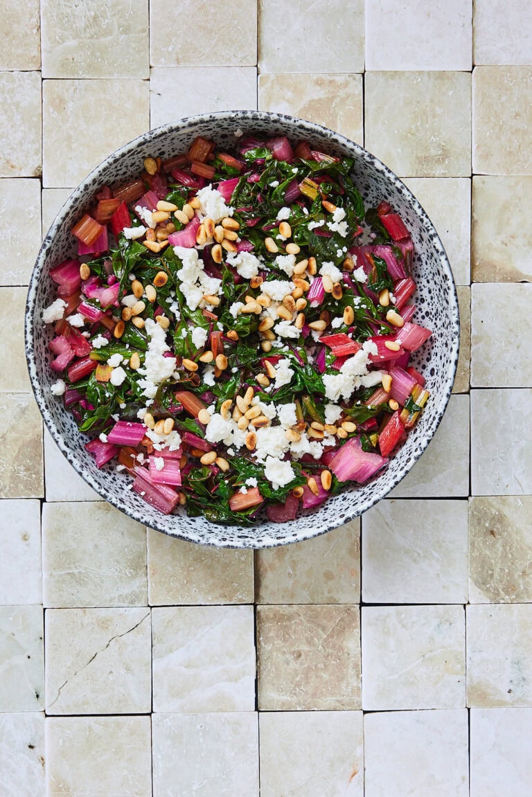 Swiss Chard With Feta - Simone's Kitchen