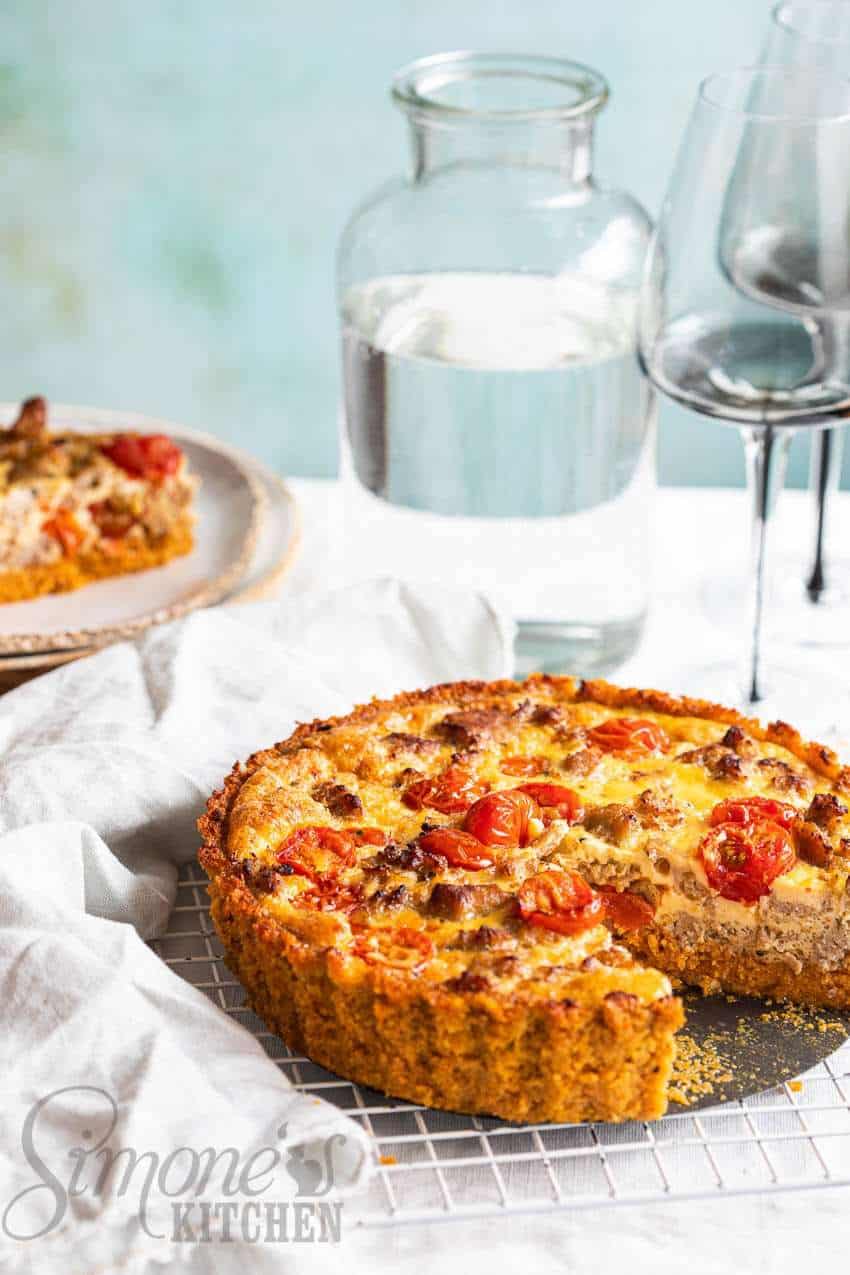 Pumpkin quiche with sausages - Simone's Kitchen