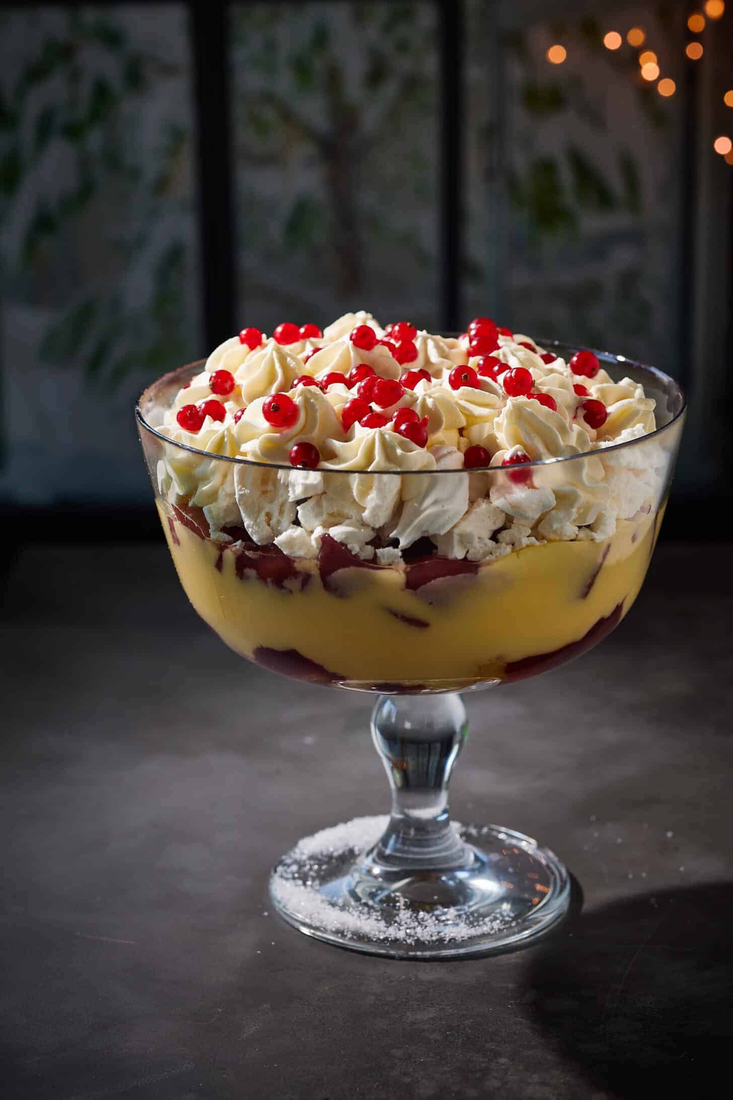 Easy Christmas trifle with poached pears you want to try this year