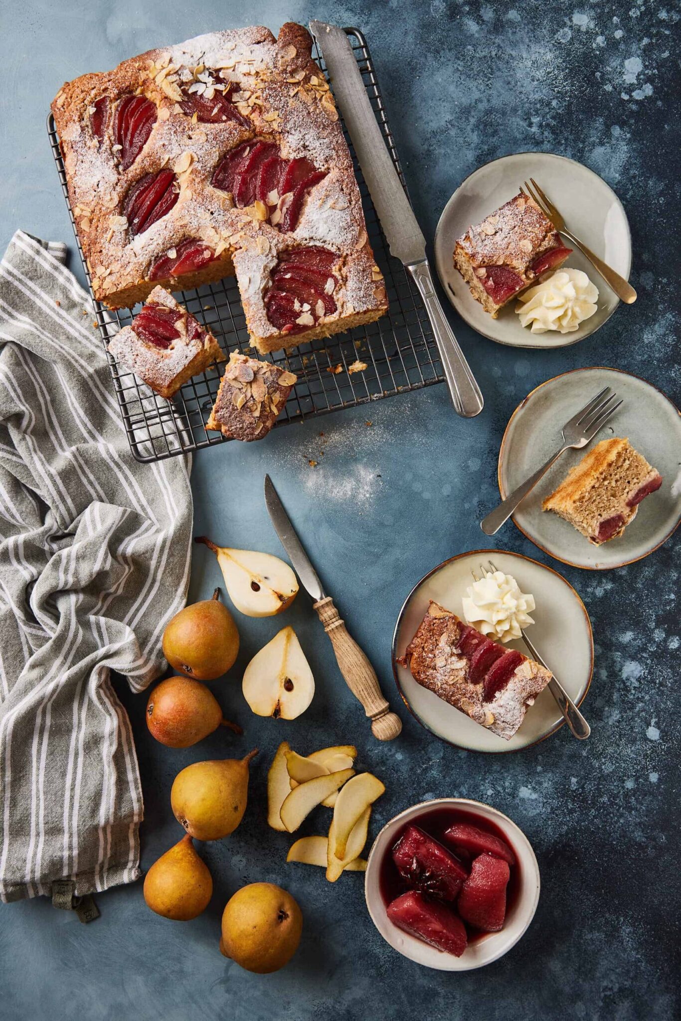 Delicious and quick recipe for the best pear cake - Simone's Kitchen