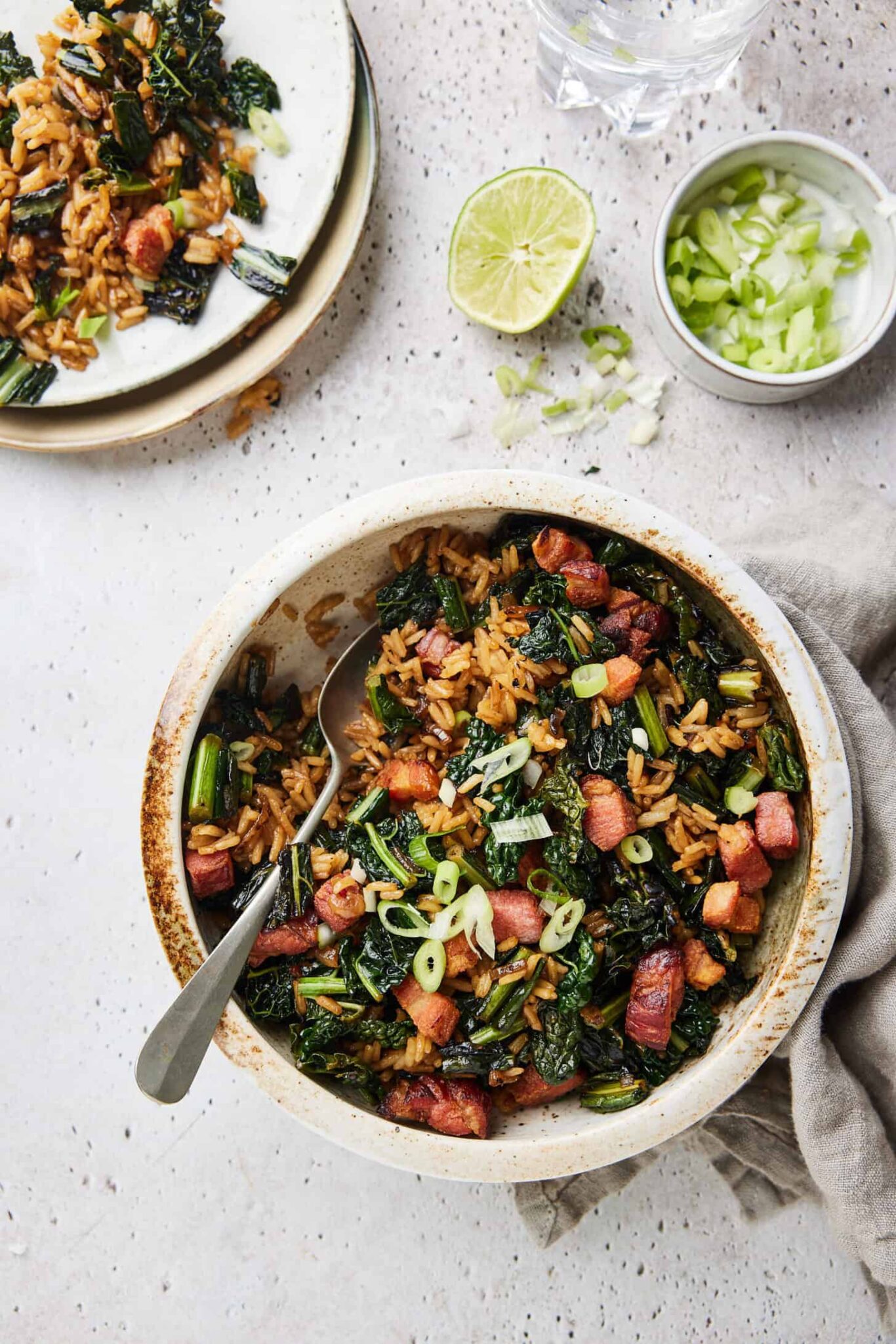 Cavolo nero recipe with rice (lacinato kale)