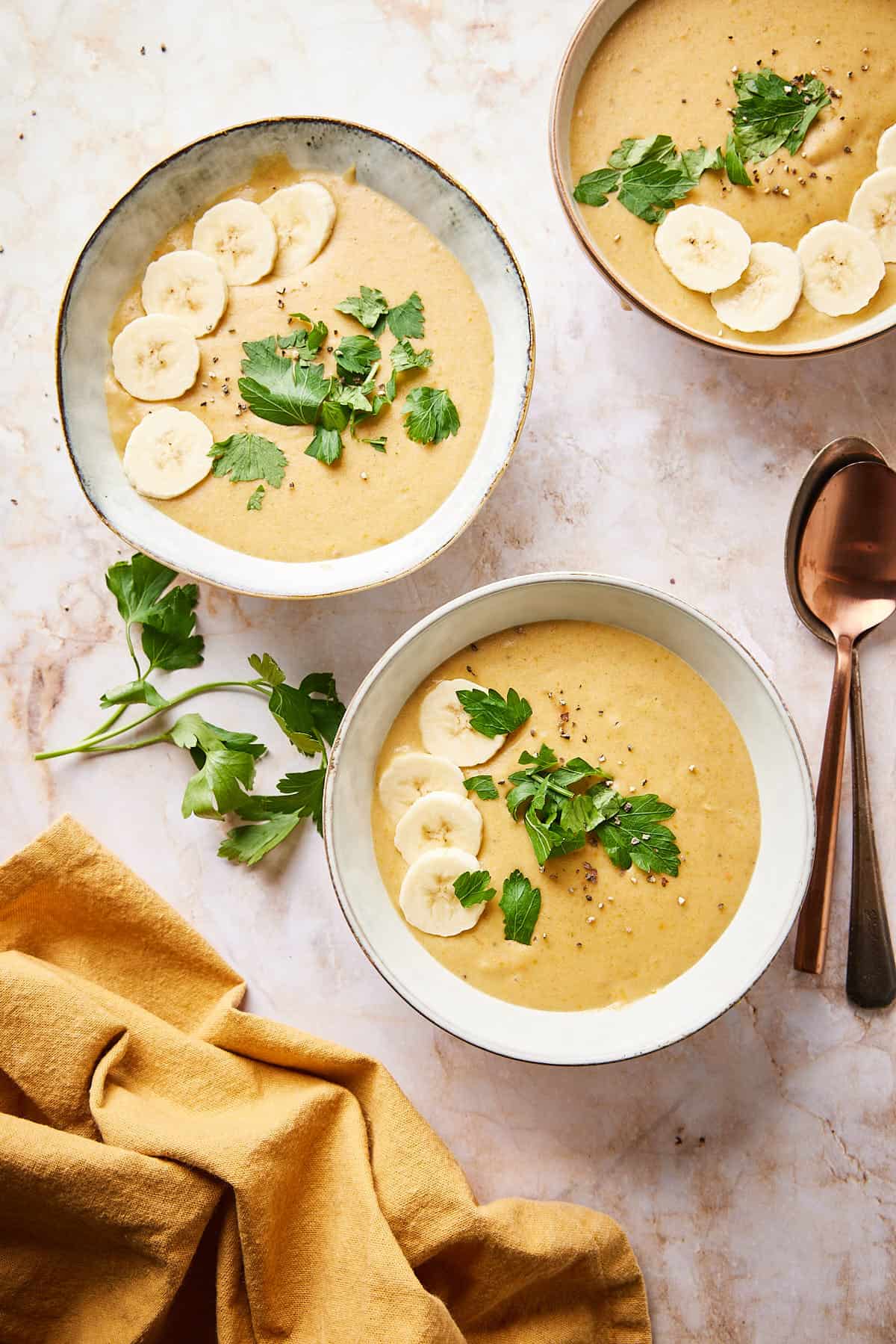 Delicious and creamy plantain soup recipe from Curaçao - Simone's Kitchen