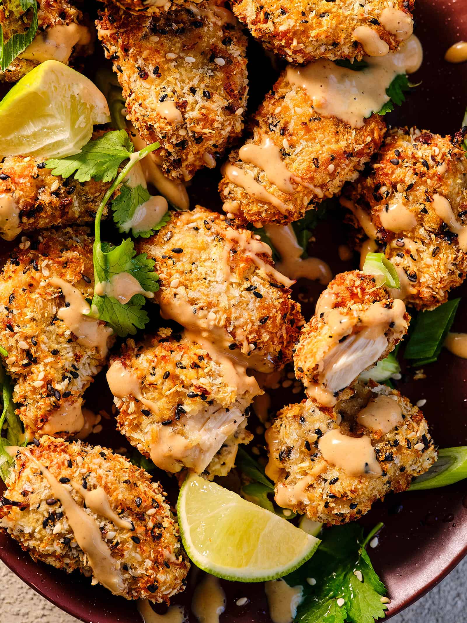 Crispy Asian style air fryer chicken nuggets - Simone's Kitchen