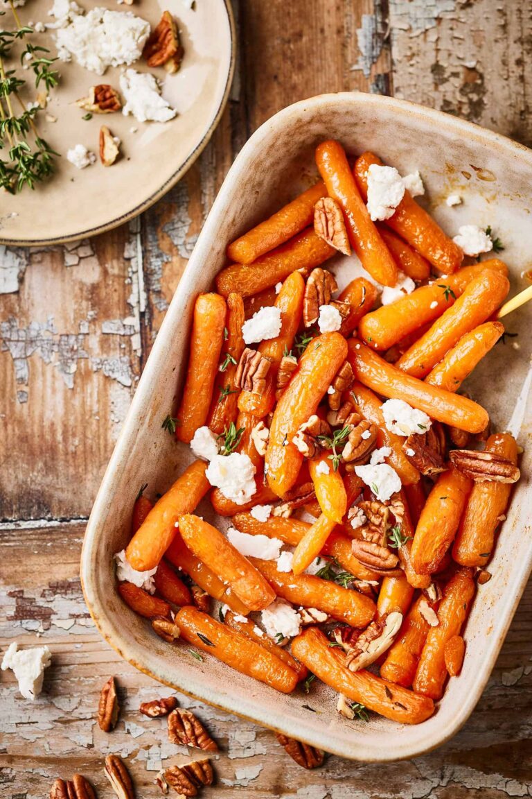 Roasted carrots with goat cheese - Simone's Kitchen