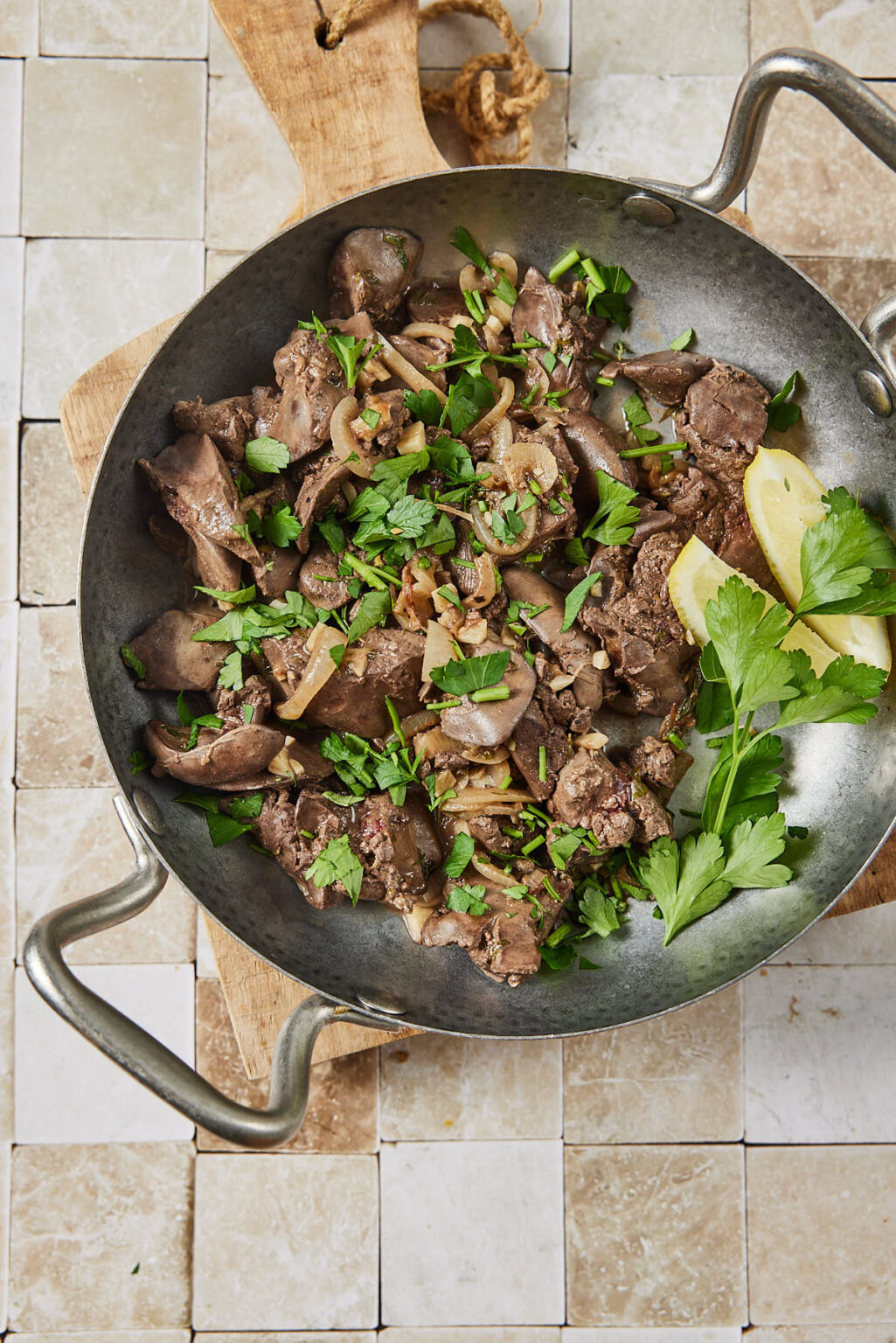 Chicken Liver Recipe With Garlic And Lemon - Simone's Kitchen