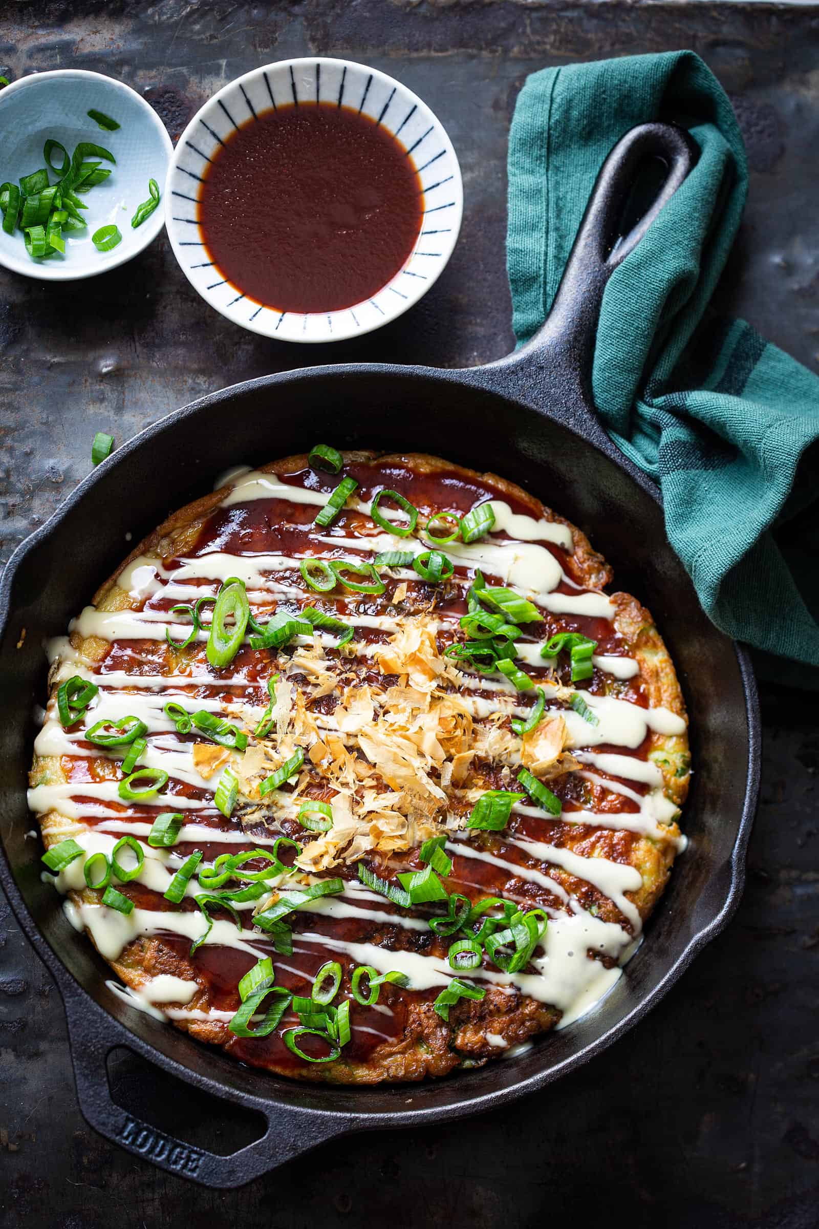 How to make okonomiyaki (Japanese savory pancake)