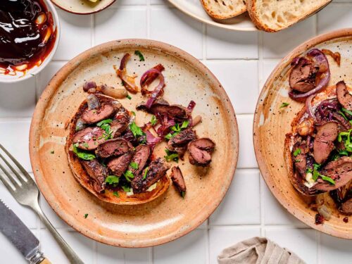 Crispy air fryer chicken livers on toast - Simone's Kitchen