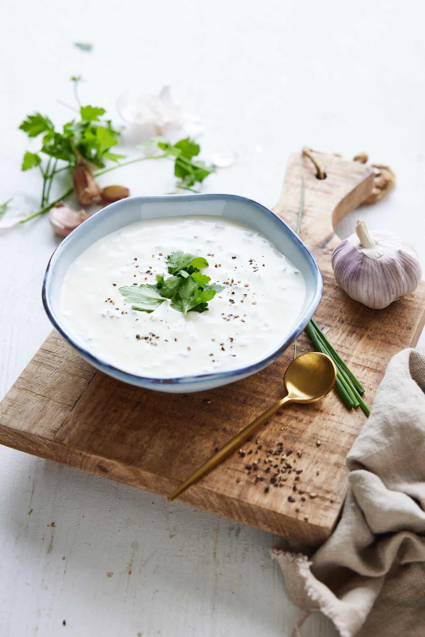 Homemade easy garlic sauce recipe - Simone's Kitchen