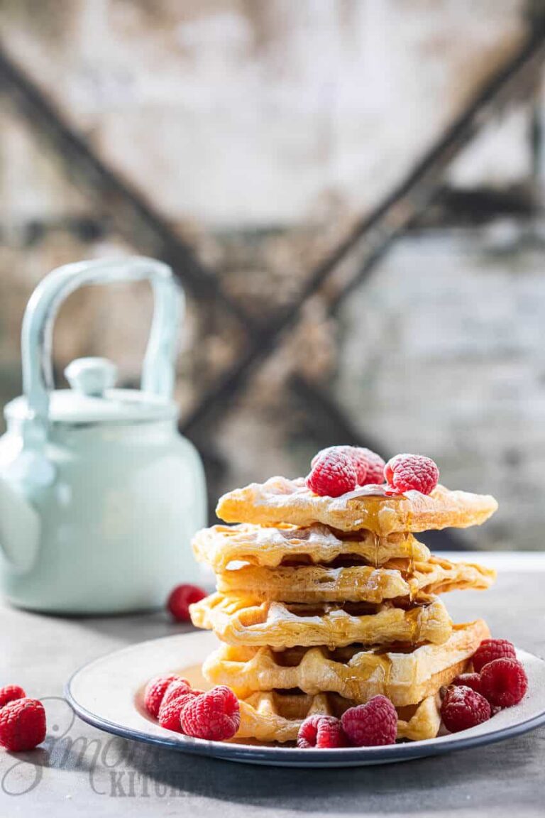 Belgian Sugar Waffles Recipe - Simone's Kitchen