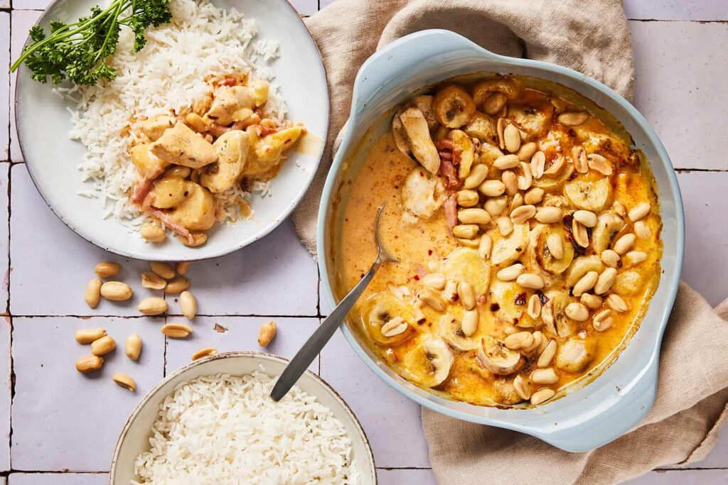 Flying Jacob recipe (Flygande Jakob) - Simone's Kitchen