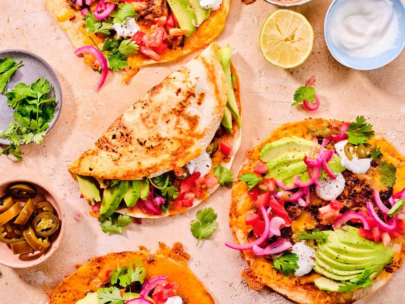 Smashed tortilla burger - Simone's Kitchen