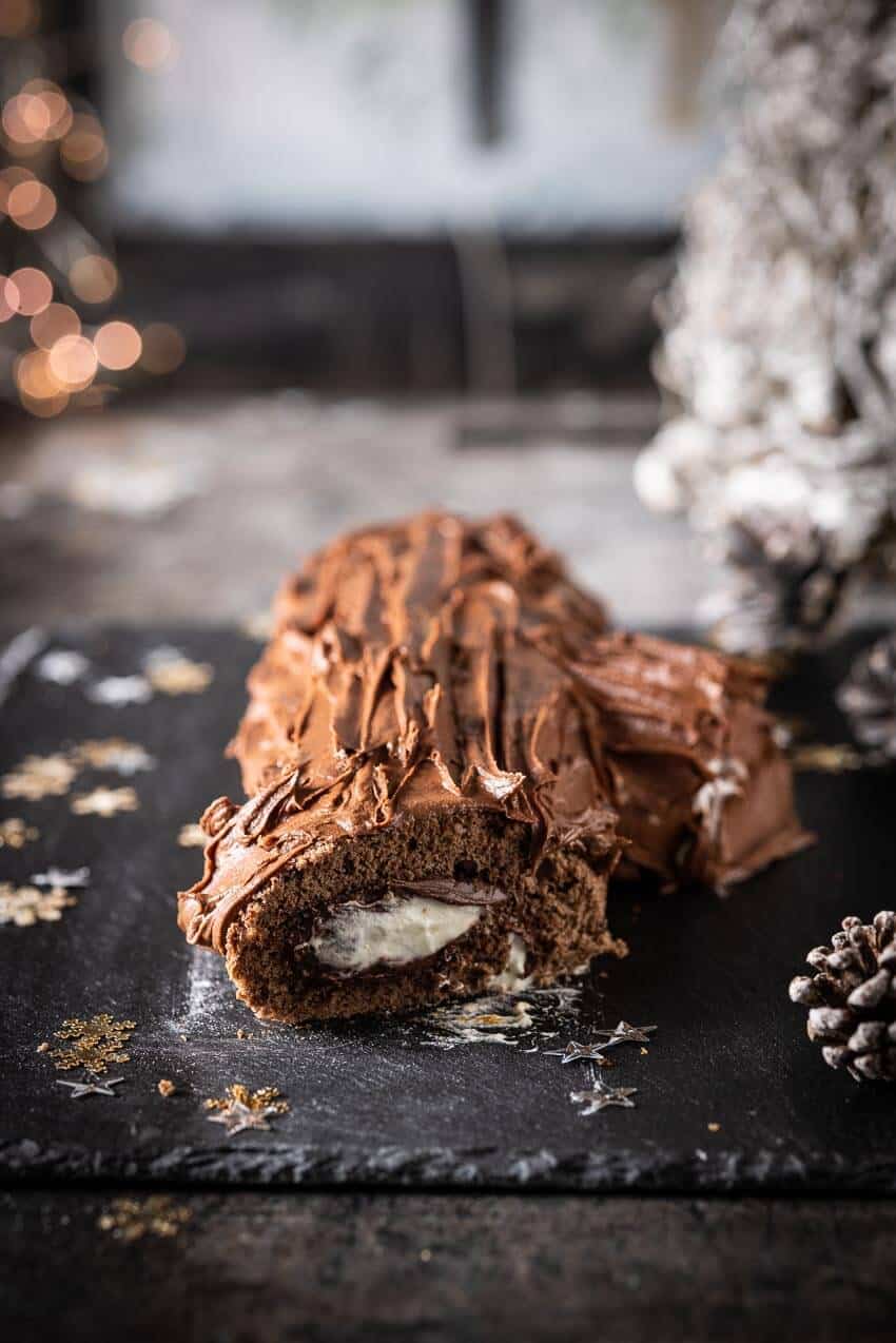 Easy yule log recipe (Bûche de noël) - Simone's Kitchen