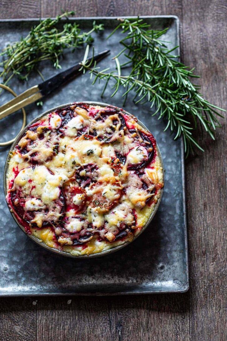 Easy Roasted Beetroot Lasagna with Goat Cheese - Simone's Kitchen