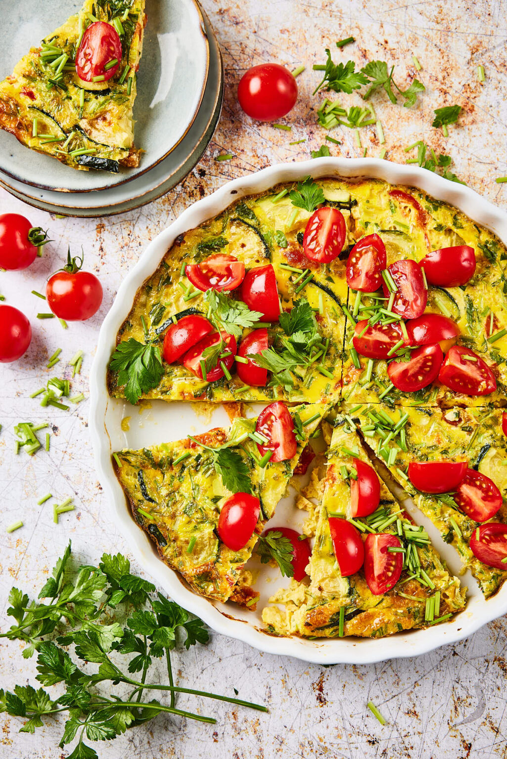 Zucchini quiche - Simone's Kitchen